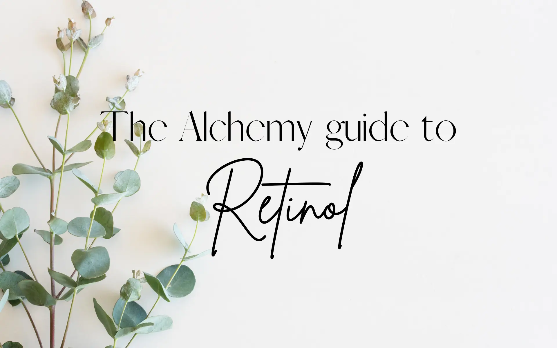 The Alchemy Guide To Retinol - Alchemyclinic.co.uk